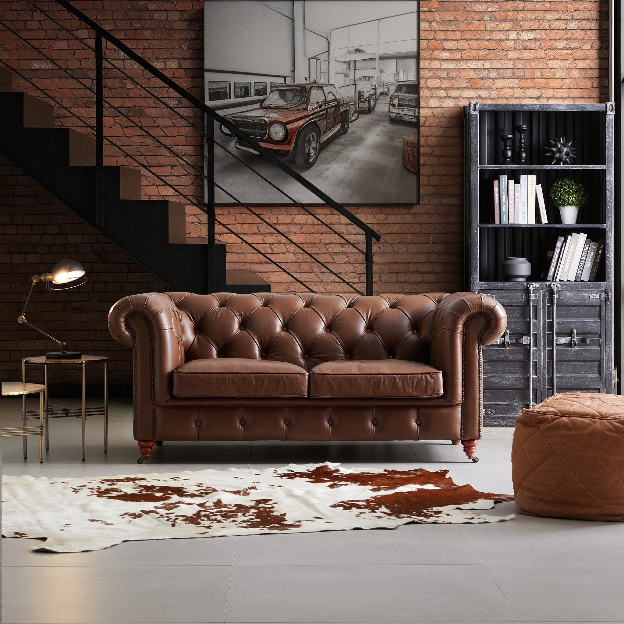 Durango 2/3 Seater Genuine Leather Chesterfield Sofa – SOKA HOME