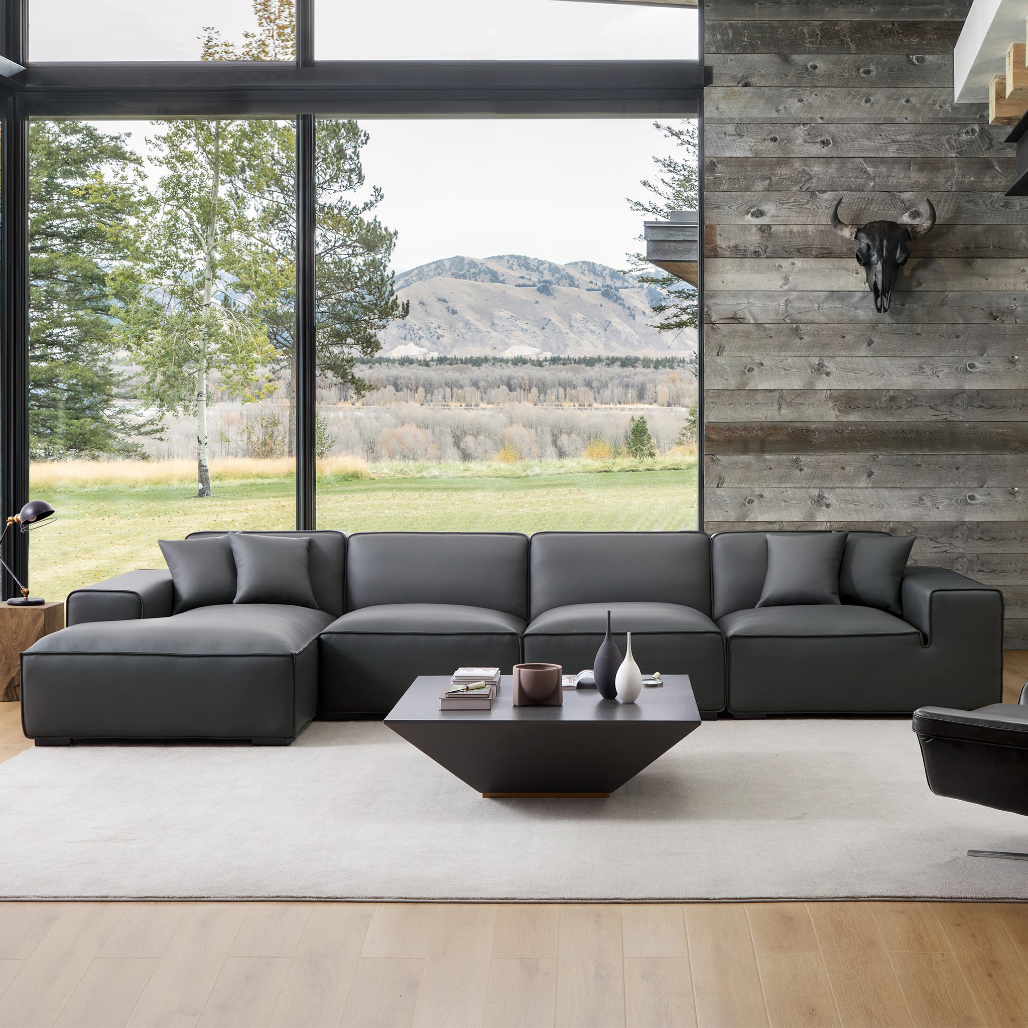 Domus Modular Leather Sectional Sofa&Couch – SOKA HOME