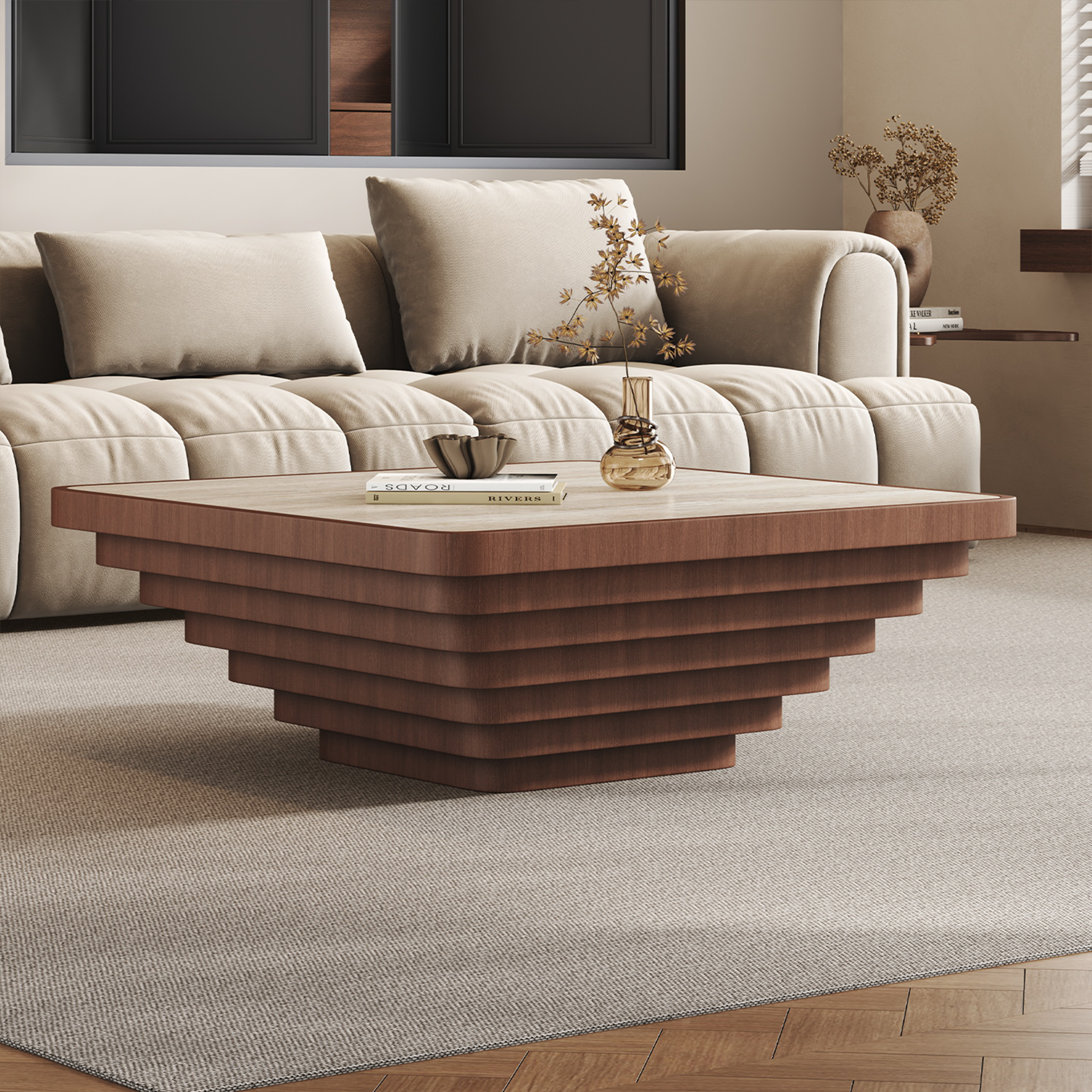 Marble Top Coffee Table | SOKA HOME