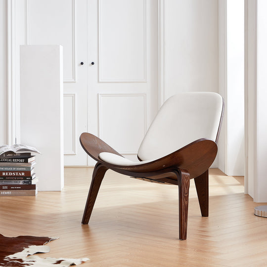 Mermaid Wegner Brown Shell Chair – SOKA HOME